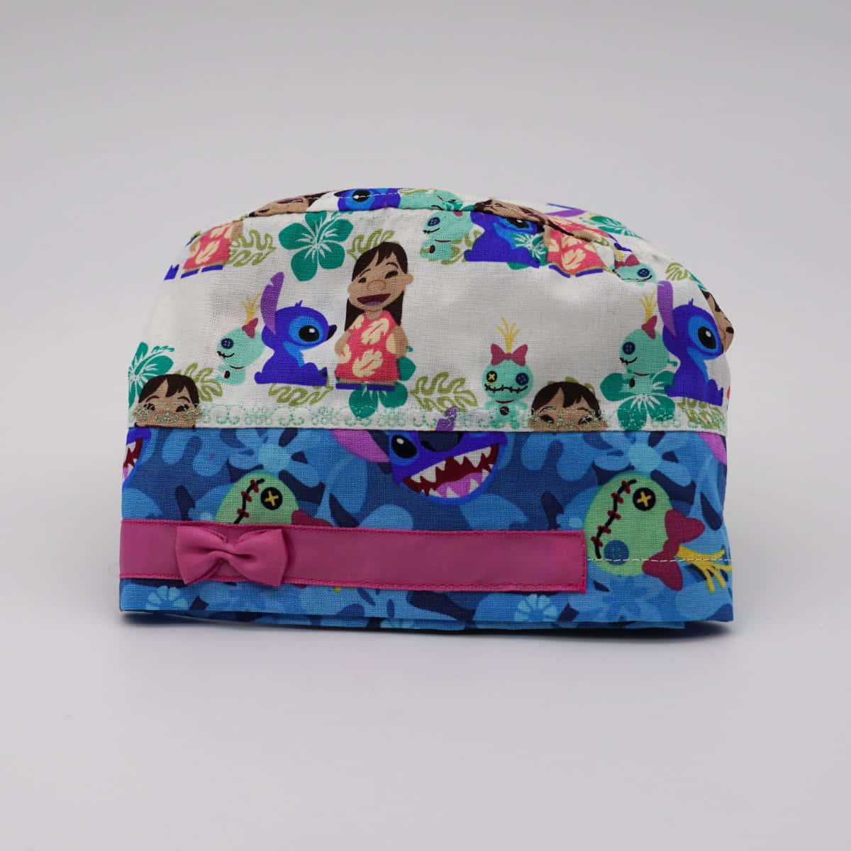 Stitch Scrub Cap (Two-Tone with Decorative Stitching) - Phancy Phish Crafts